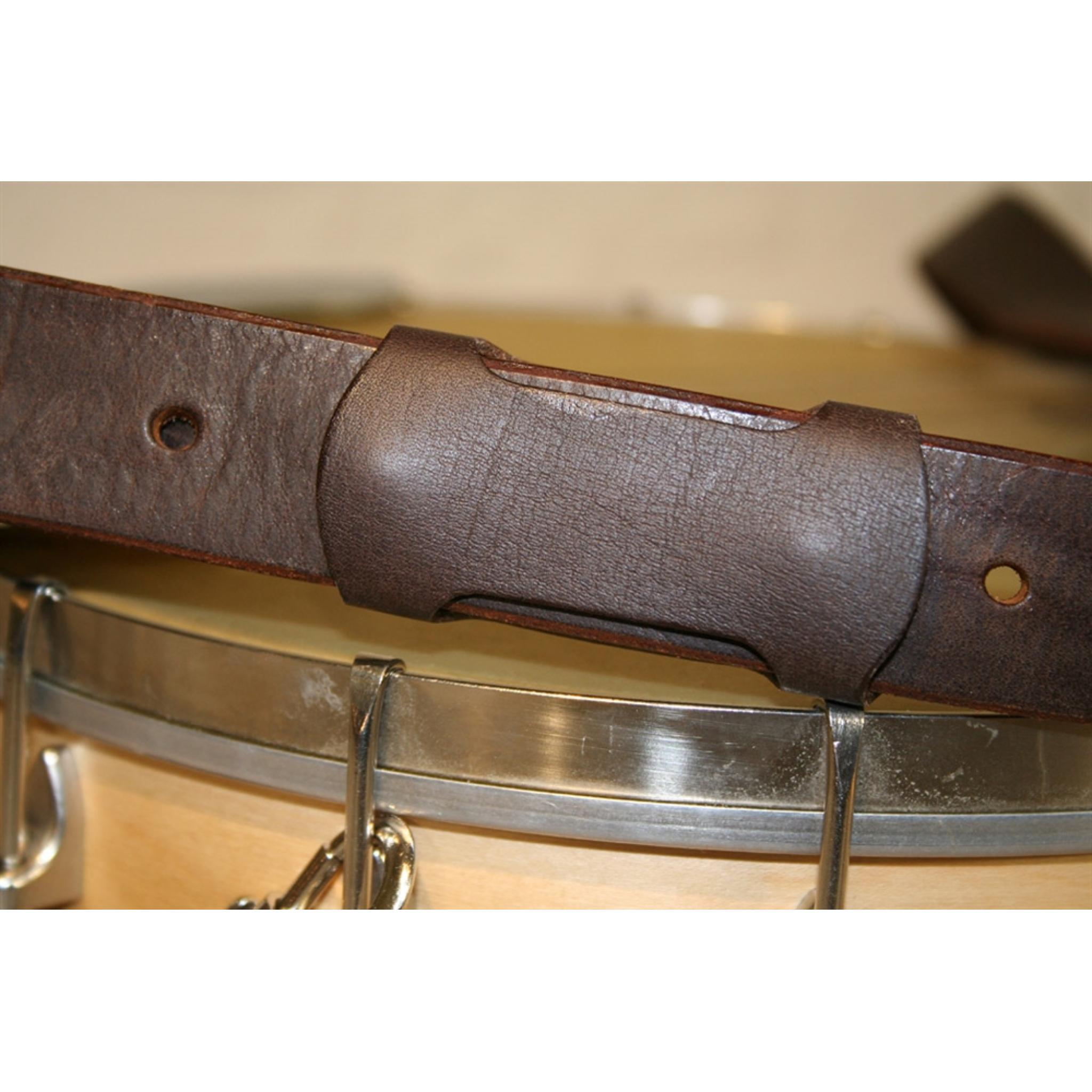 Hand-made quality leather banjo strap