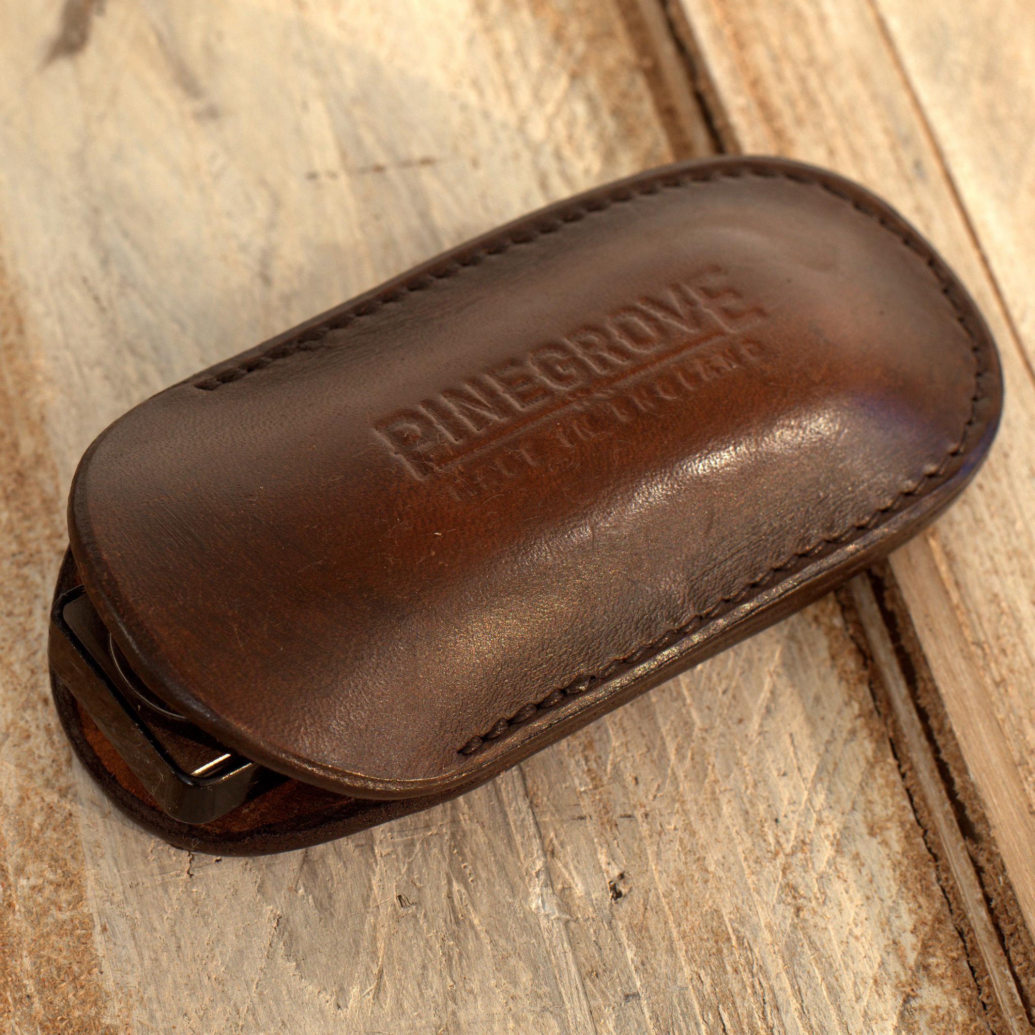 Leather Single Harmonica Pouch by Pinegrove Leather