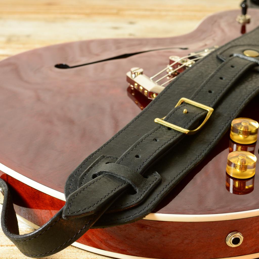 Leather Guitar Straps with shoulder pads | Pinegrove Leather