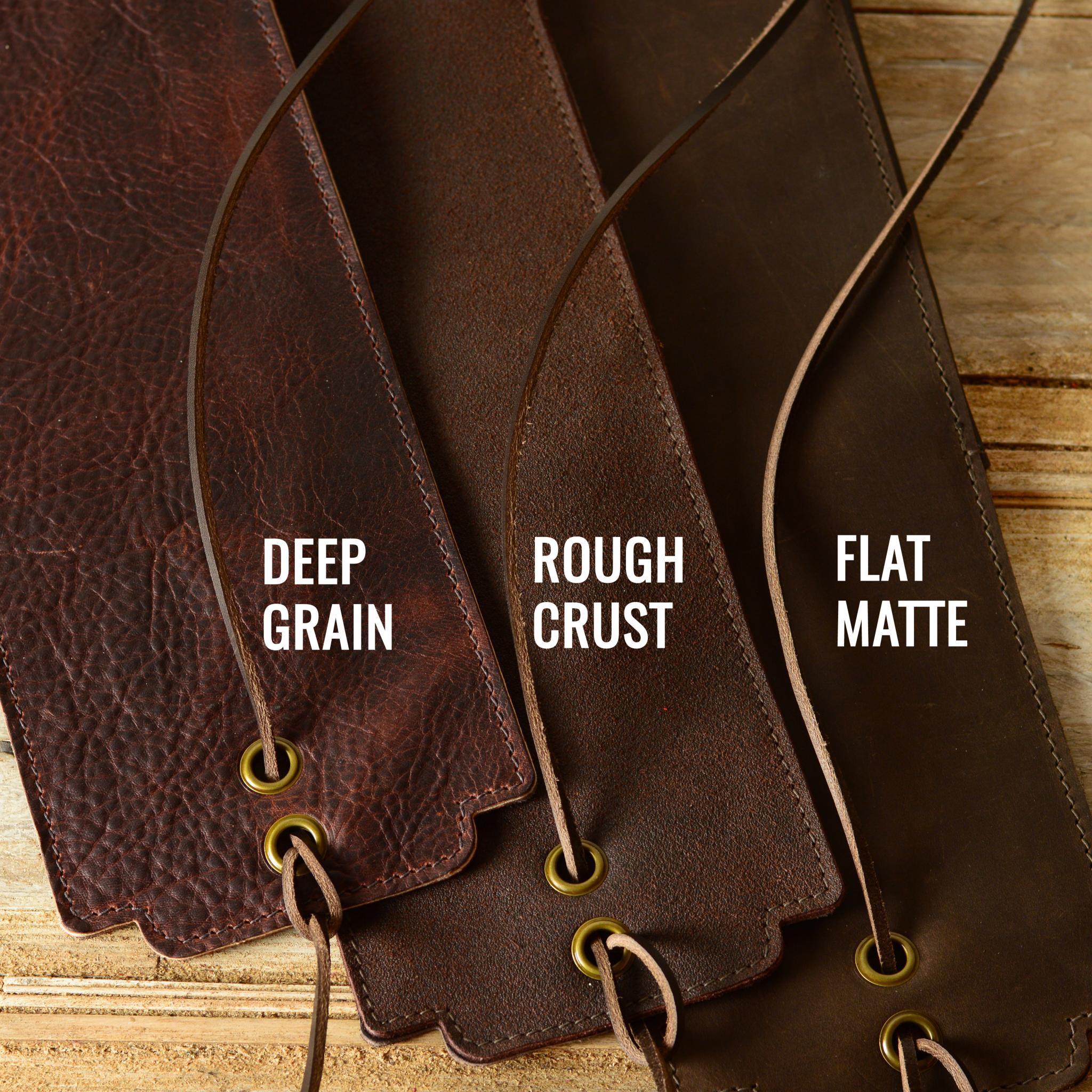 Straight-8 Leather Harmonica Case with tie cords | Pinegrove Leather