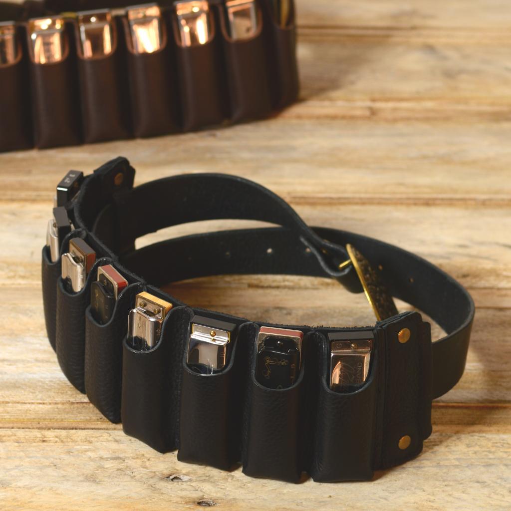 Leather Harmonica Belt by Pinegrove Leather
