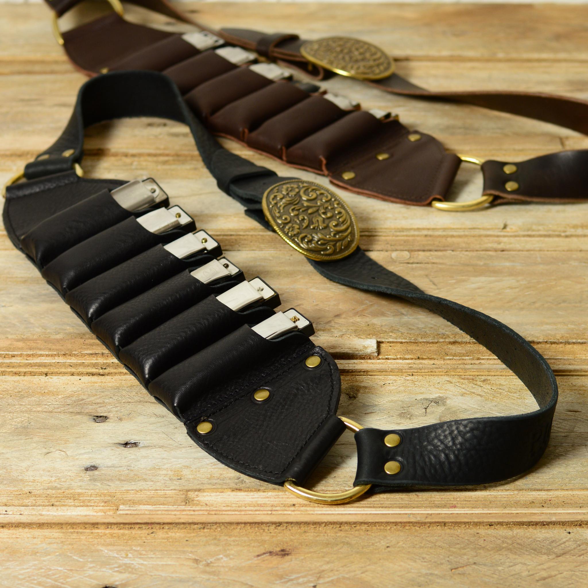 Leather Harmonica Bandolier by Pinegrove Leather