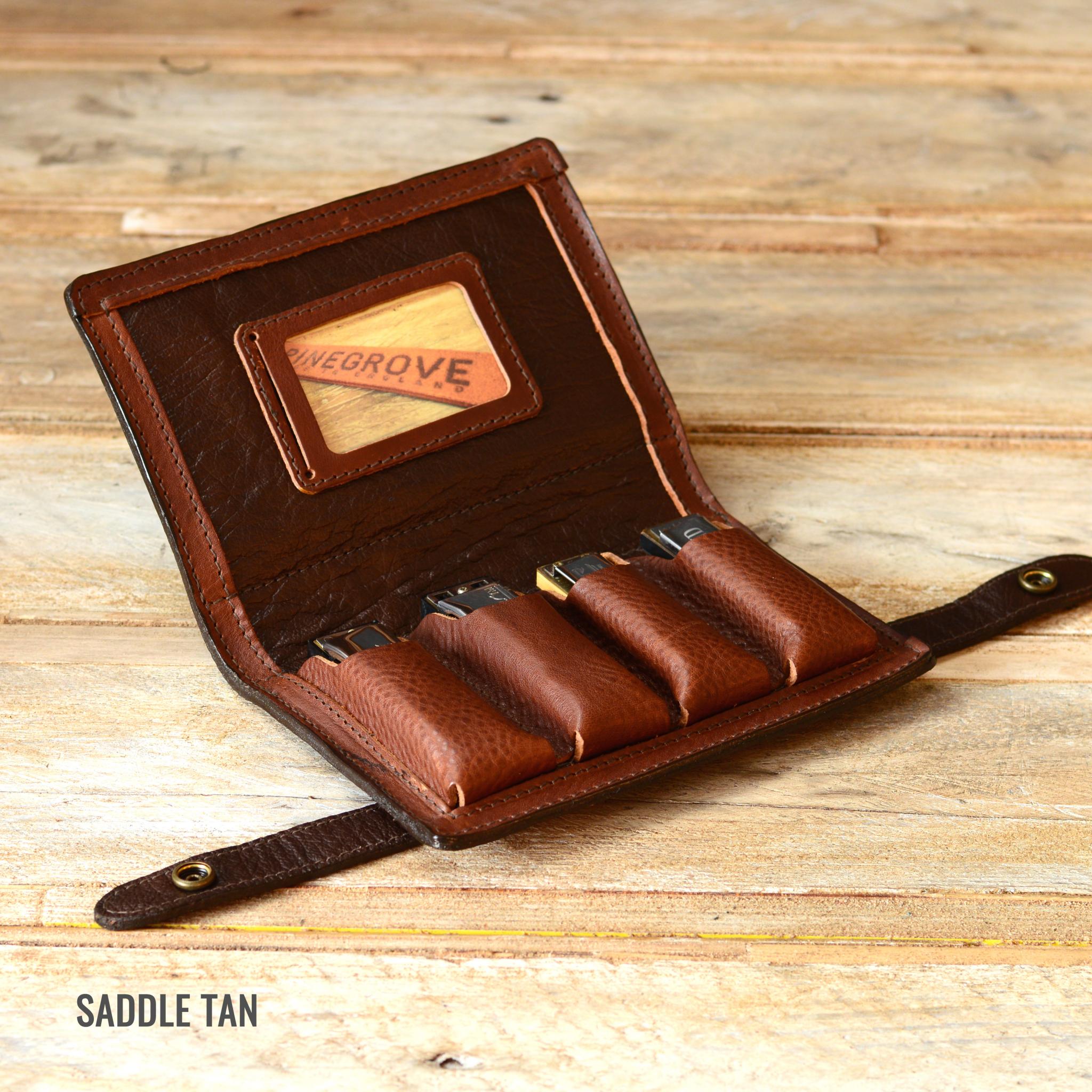 Four-Pack Leather Harmonica Case (4-Pack)