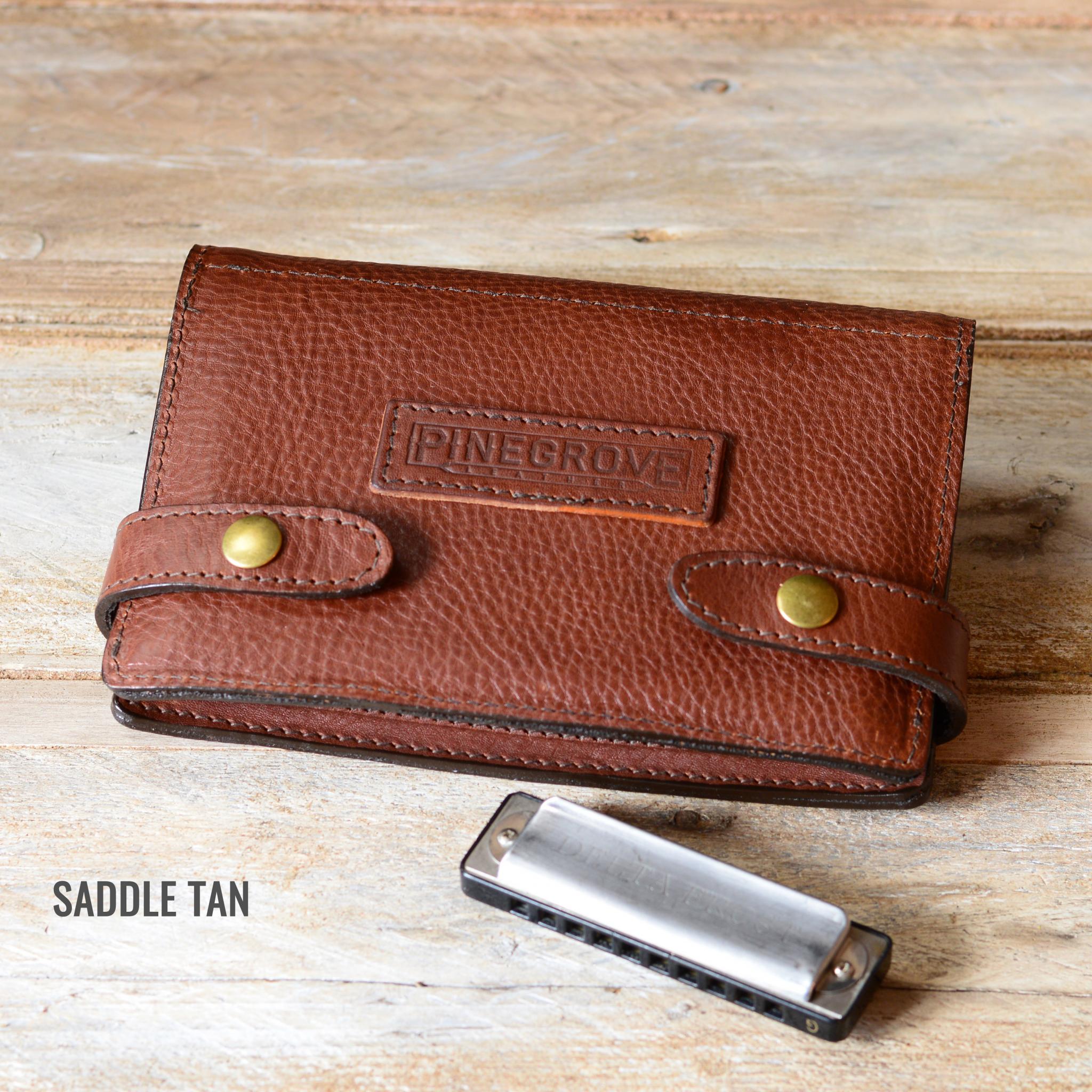 Four-Pack Leather Harmonica Case (4-Pack)