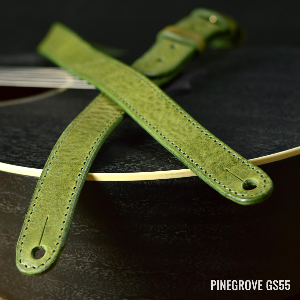 Exclusive luxury leather mandolin straps | Pinegrove Leather