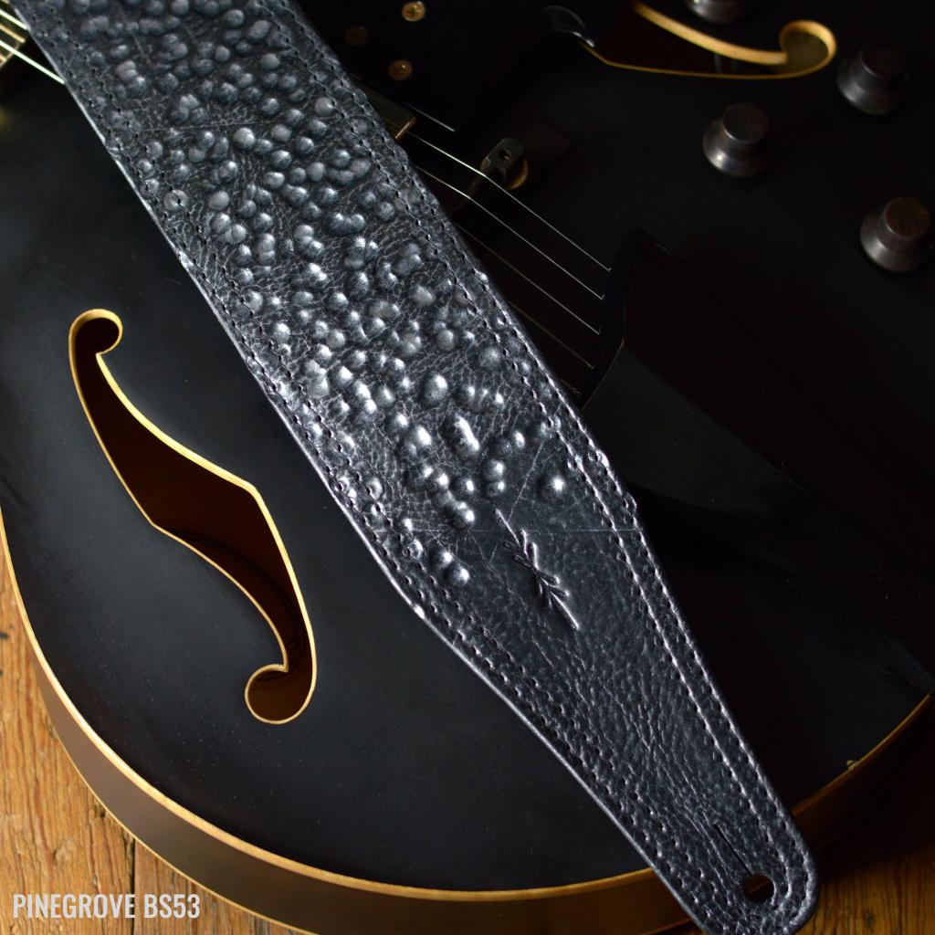 Solid 3" Leather Guitar Straps | Pinegrove Leather